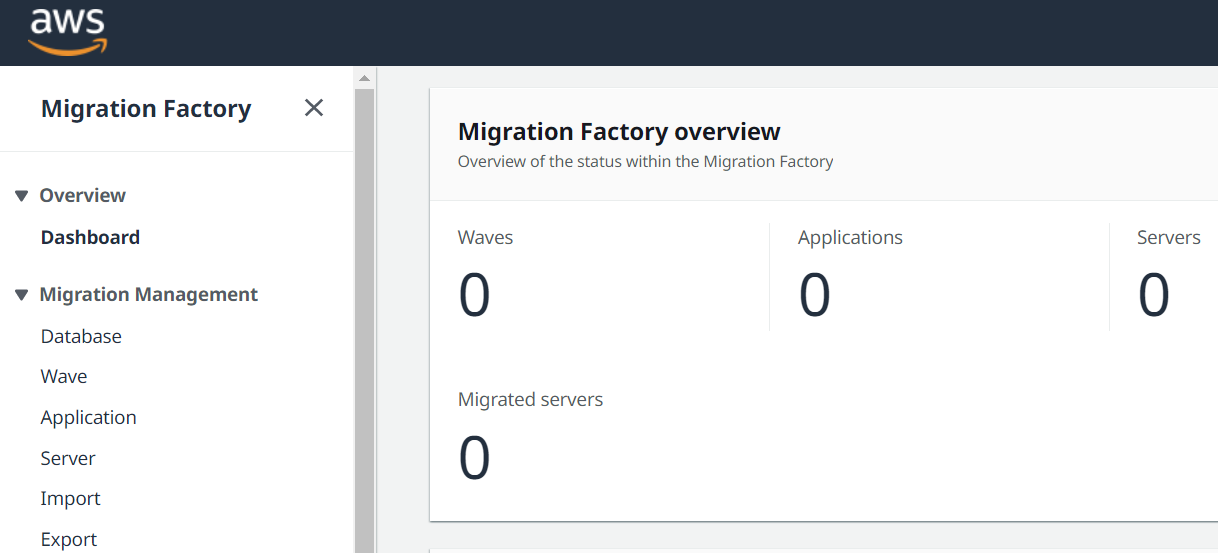 Configure Migration Factory :: Workshop Configure Migration Factory :: Workshop