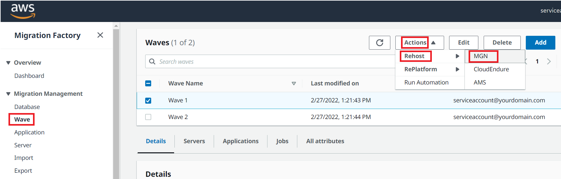 8. Launch cutover instances :: Workshop 8. Launch cutover instances :: Workshop